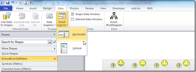 Adding the Sixth Legend Icon in Visio 2010 - bVisual