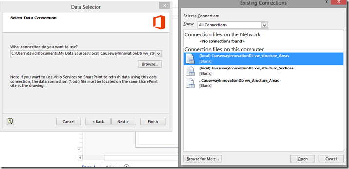 Using ODC Files with Visio - bVisual