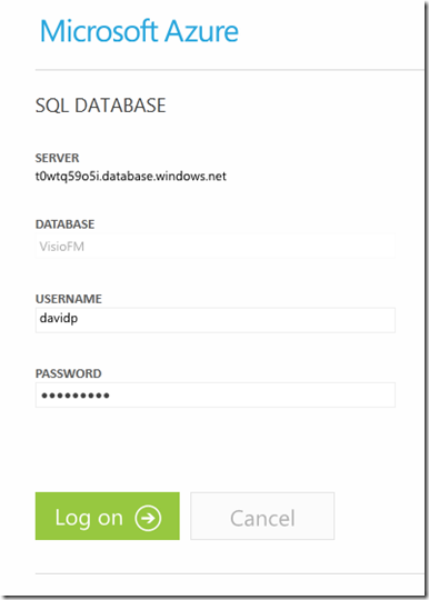 Linking SQL database on Azure to Visio - bVisual