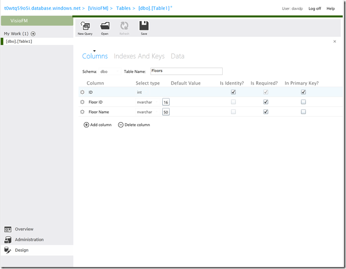 Linking Sql Database On Azure To Visio Bvisual 