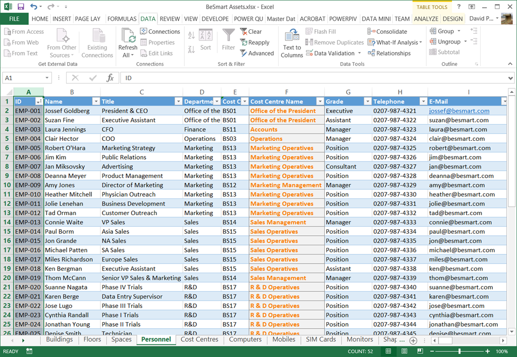 Updating The File Path Of Data Linked Excel Tables In Visio BVisual