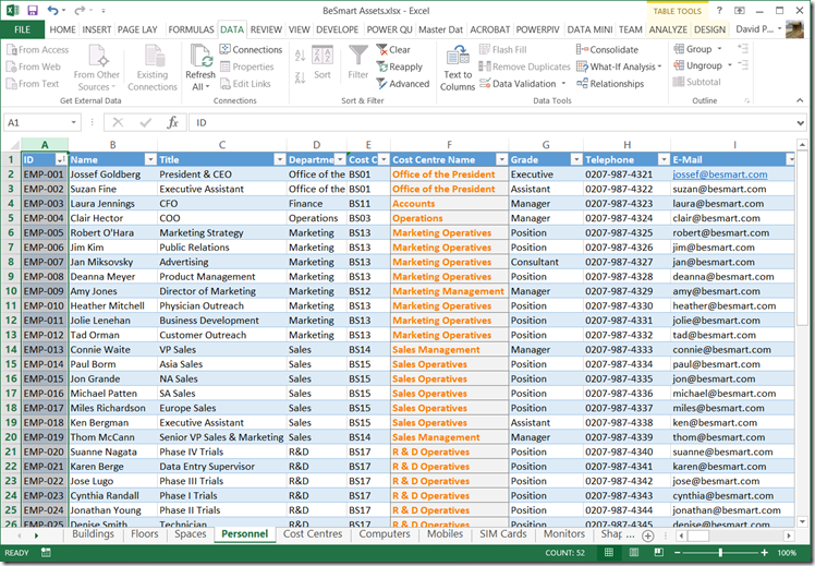 Updating the file path of data linked Excel tables in Visio - bVisual