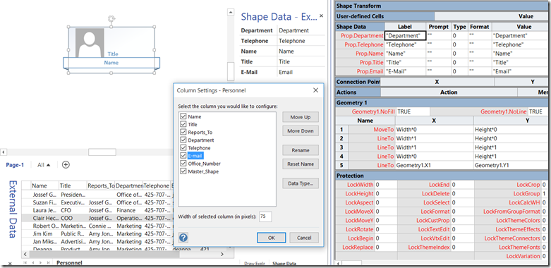 Visio Shape Data Linking Tips - bVisual