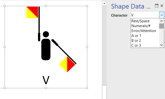 Visio Rocks for Flag Semaphore ... or another use of Lists - bVisual