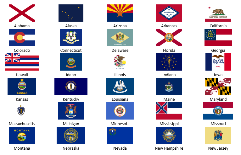 US State Flags for Visio - bVisual