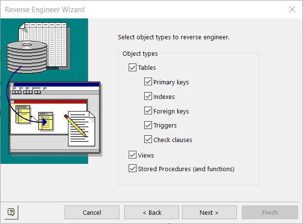 Reverse Engineering SQL Server DBs with Visio Pro DBRE - bVisual