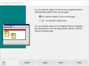 Reverse Engineering SQL Server DBs with Visio Pro DBRE - bVisual