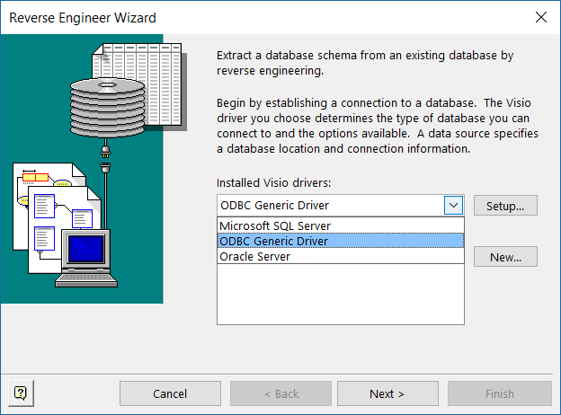 Reverse Engineering SQL Server DBs with Visio Pro DBRE - bVisual