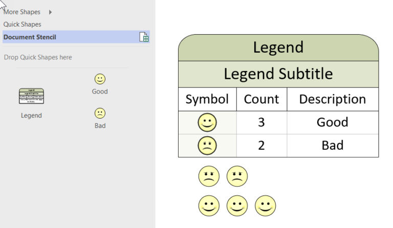 More secrets of the Visio Legend shape - bVisual