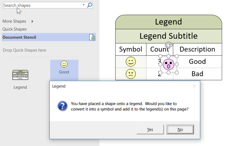 More secrets of the Visio Legend shape - bVisual