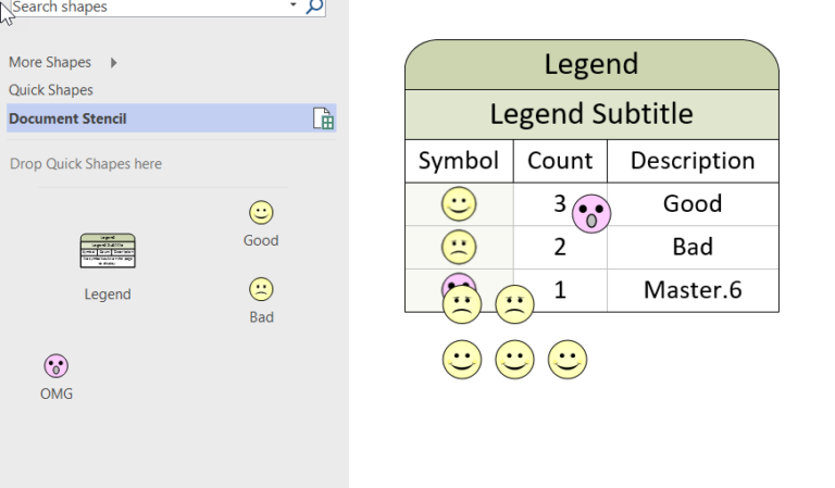 More secrets of the Visio Legend shape - bVisual