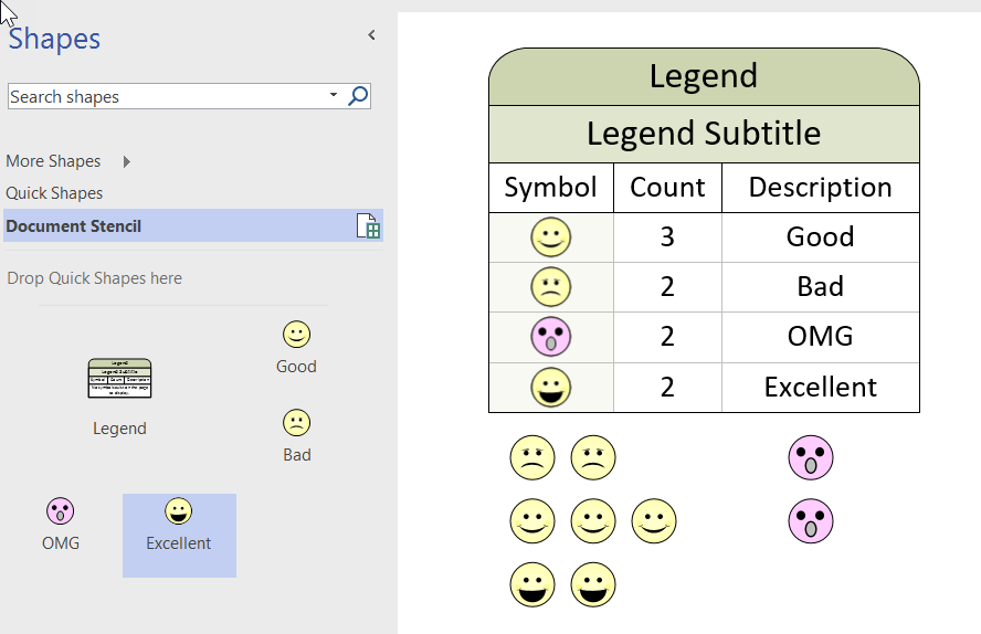 More secrets of the Visio Legend shape - bVisual