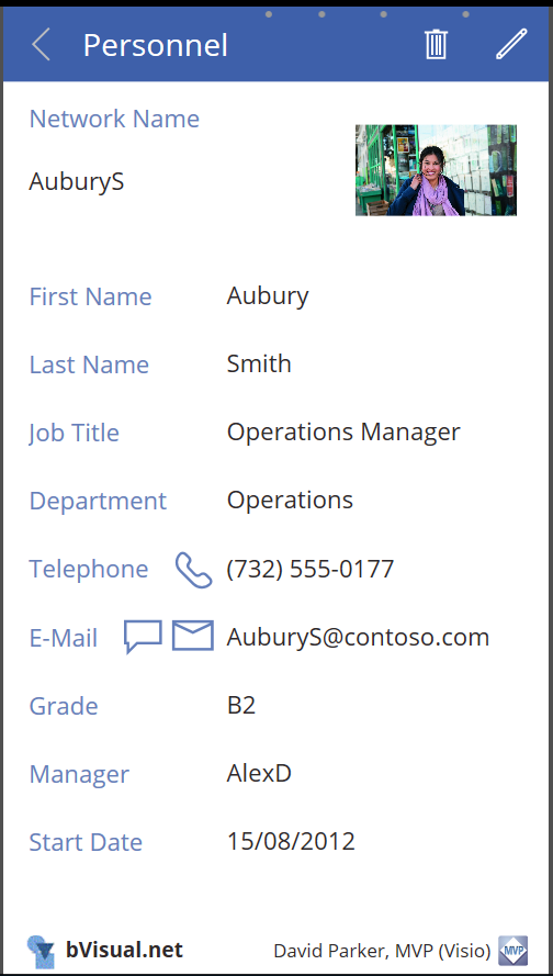 Opening PowerApps from a hyperlink in Visio Online - bVisual