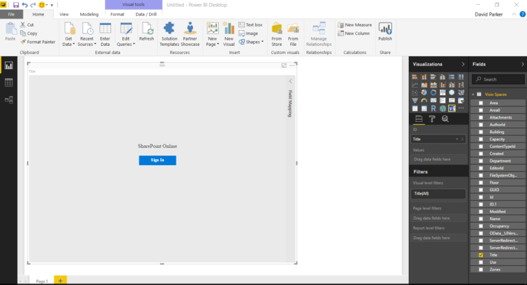 Visio custom visual preview for PowerBI available for all! - bVisual