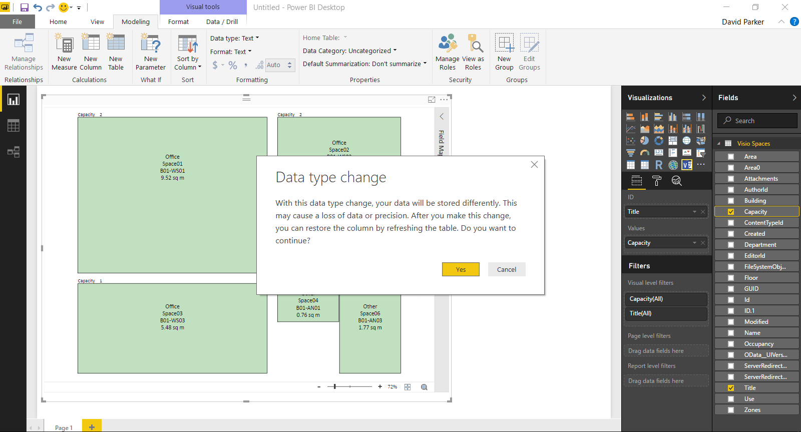 Visio custom visual preview for PowerBI available for all! - bVisual