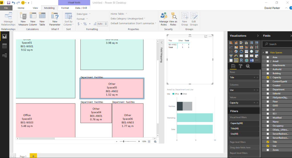 Visio custom visual preview for PowerBI available for all! - bVisual