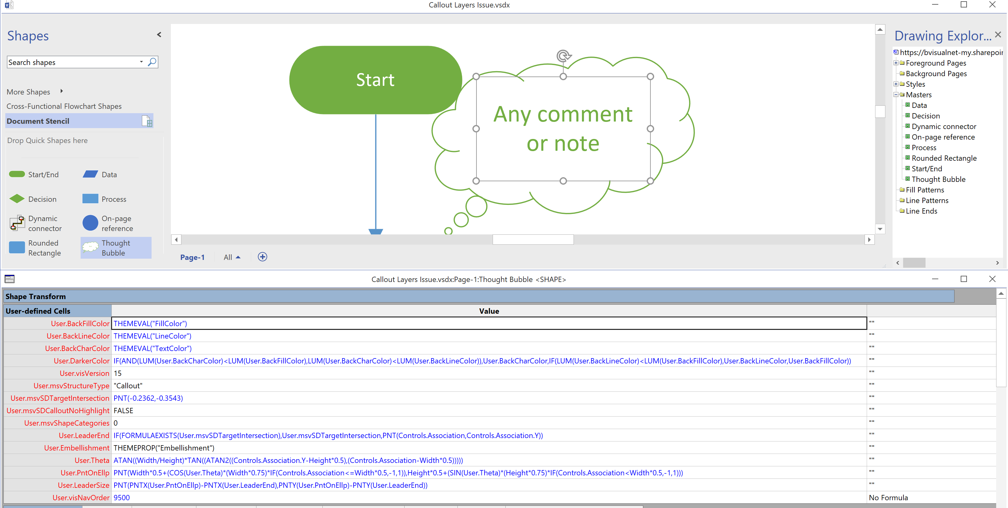 Fixing the Layers problem with Callouts in Visio - bVisual