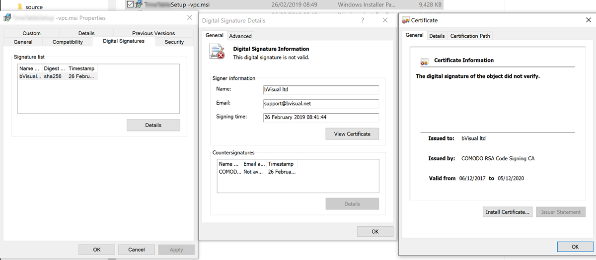 Using Advanced Installer with Viso VSTO Add-Ins - bVisual