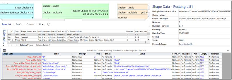 Using SharePoint Choice Columns with Visio Services - bVisual