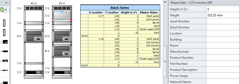Changing Embedded Visio Report Column Headers - bVisual