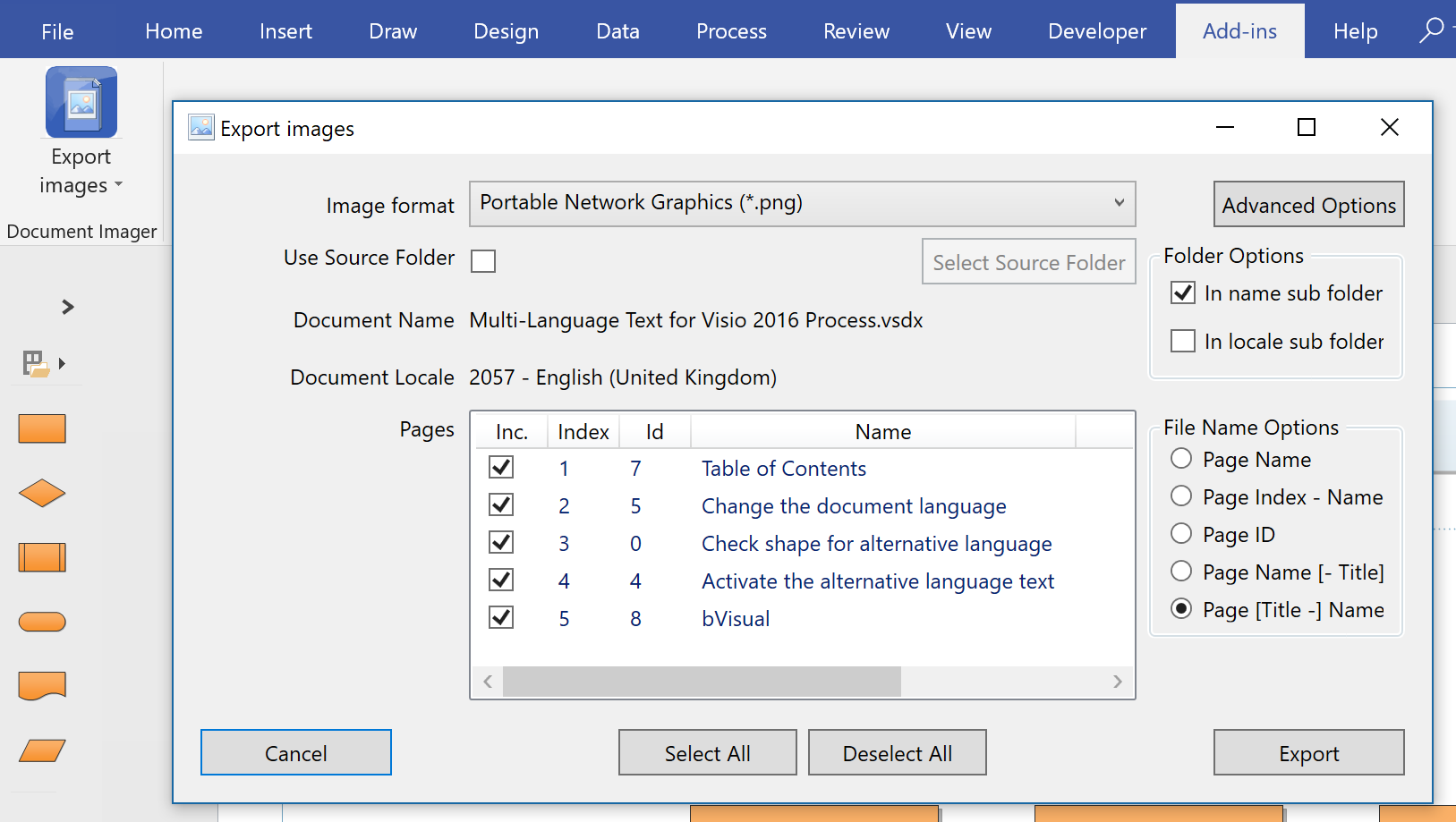 Document Imager for Visio - bVisual
