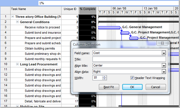 Linking Visio WBS Modeler Diagrams to Project - bVisual