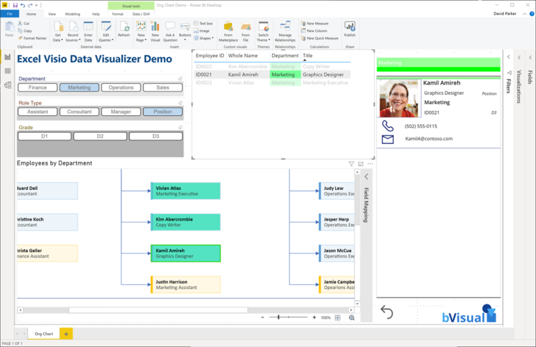Using the Visio Data Visualizer in Excel Using the Visio Data Visualizer in Excel