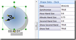 A Working Visio Clock - bVisual