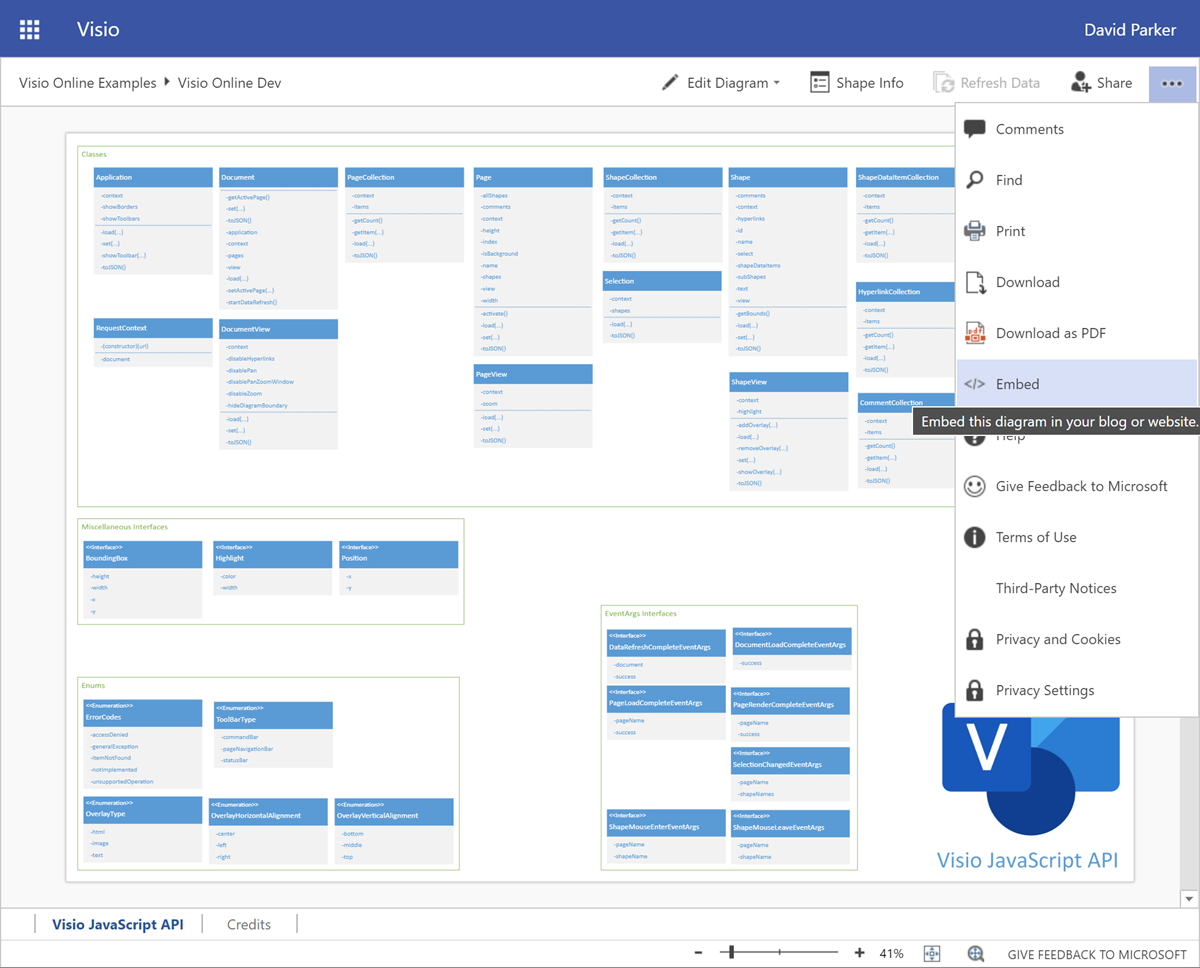 Embedding Visio documents for public viewing - bVisual