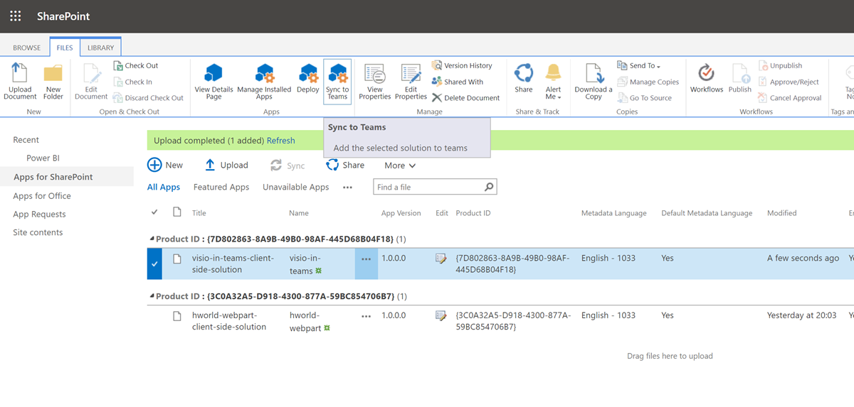 Creating Visio Tabs and Apps for Teams with SharePoint Framework (SPFx) - bVisual
