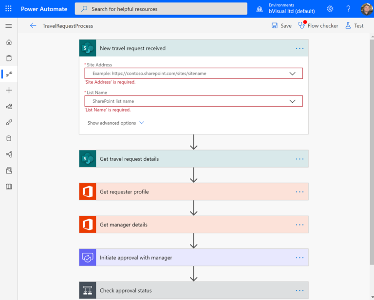 Designing Power Automate Flows with Microsoft Visio - bVisual