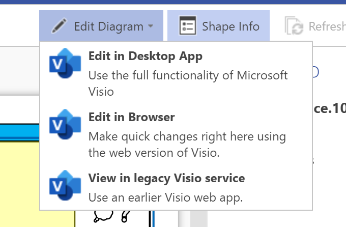 Using some Visio Shape Data in Visio for the Web - bVisual