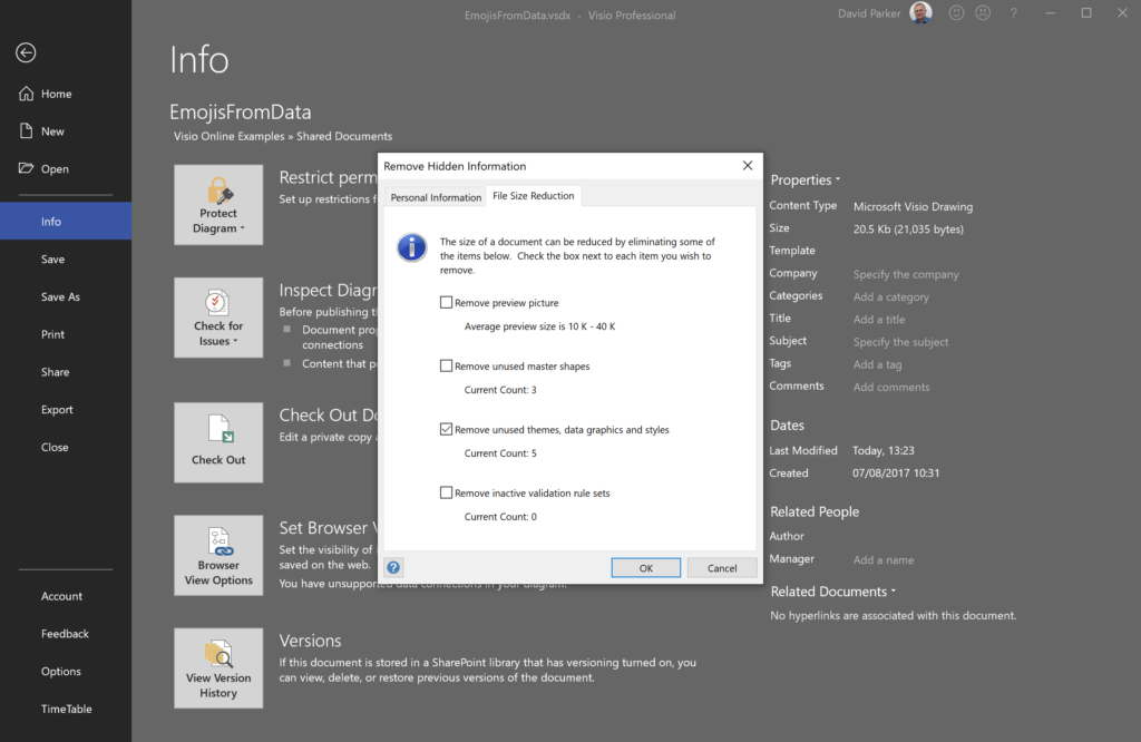 Key differences between the Visio desktop and web apps - bVisual
