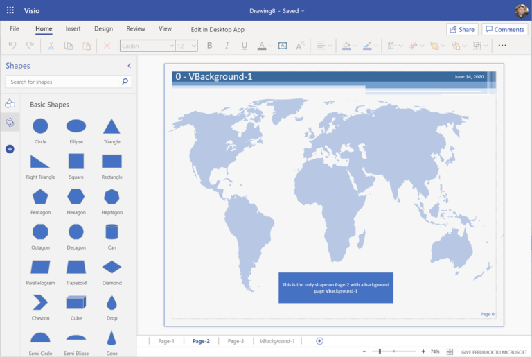 Key differences between the Visio desktop and web apps - bVisual