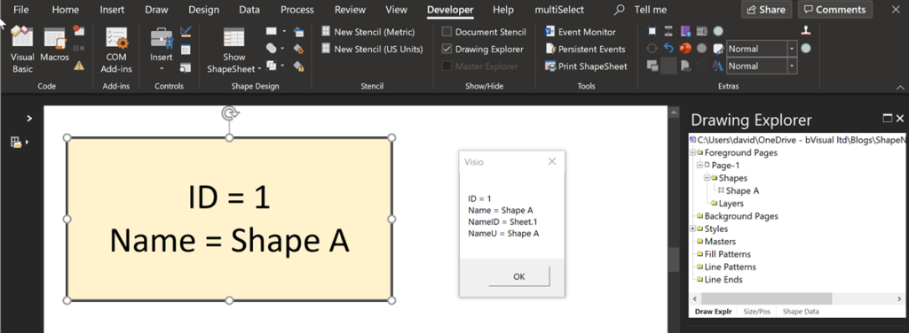 Referencing Visio Shapes - bVisual