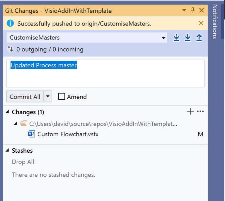 Viewing Visio Document Changes in Git - bVisual