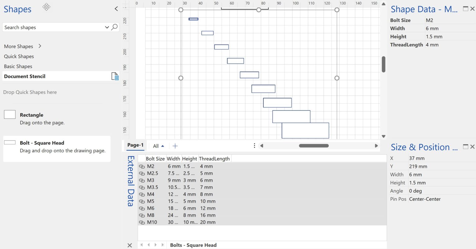 Linking Data to Visio Shapes in Code - bVisual