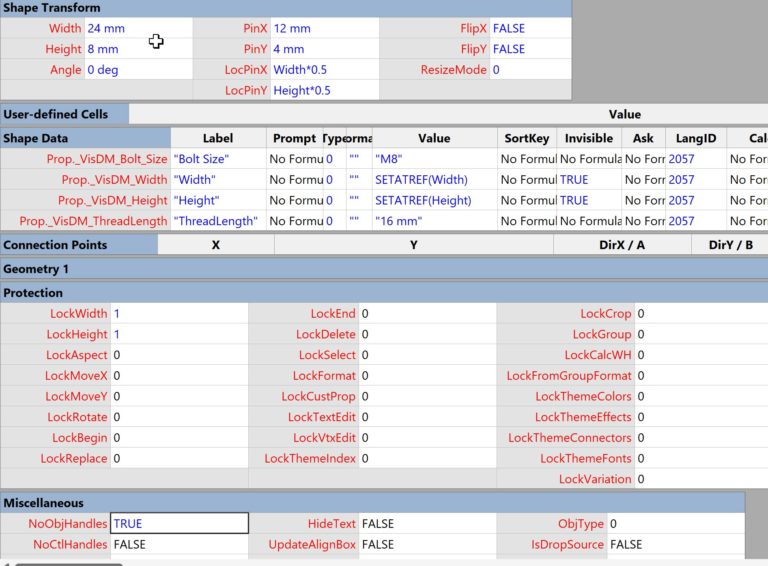 Update Any Visio Shapesheet Cell With External Data Bvisual