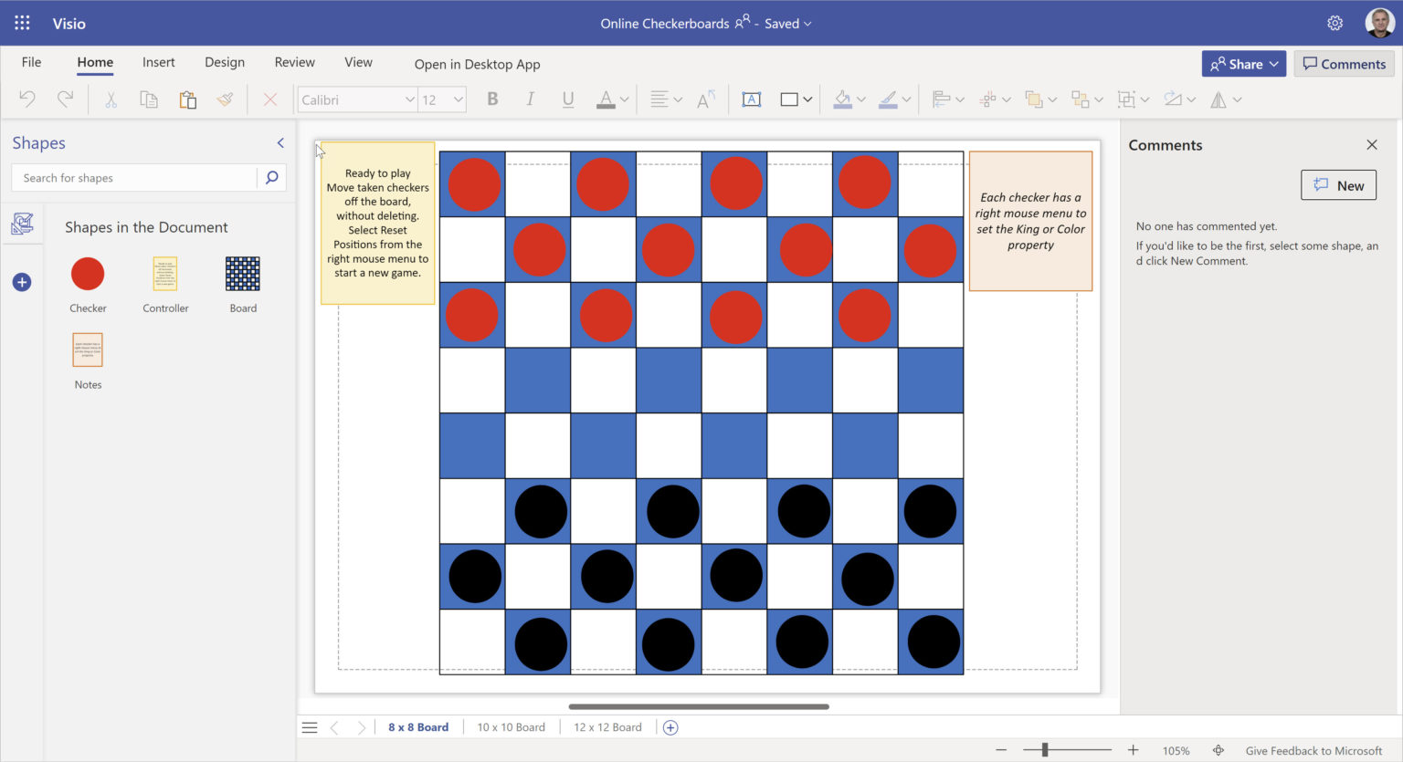Using Visio in Teams