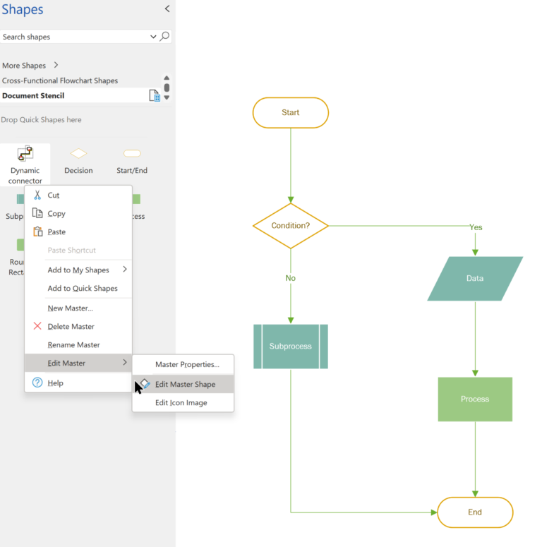 Setting Theme defaults in Visio - bVisual