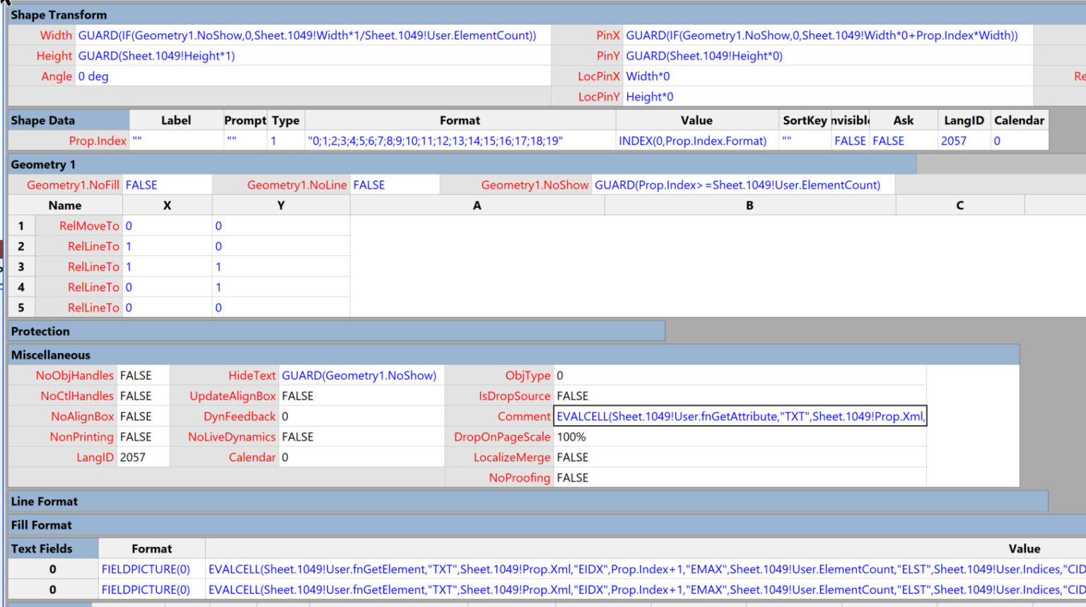 Parsing XML data in Visio Shapes - bVisual