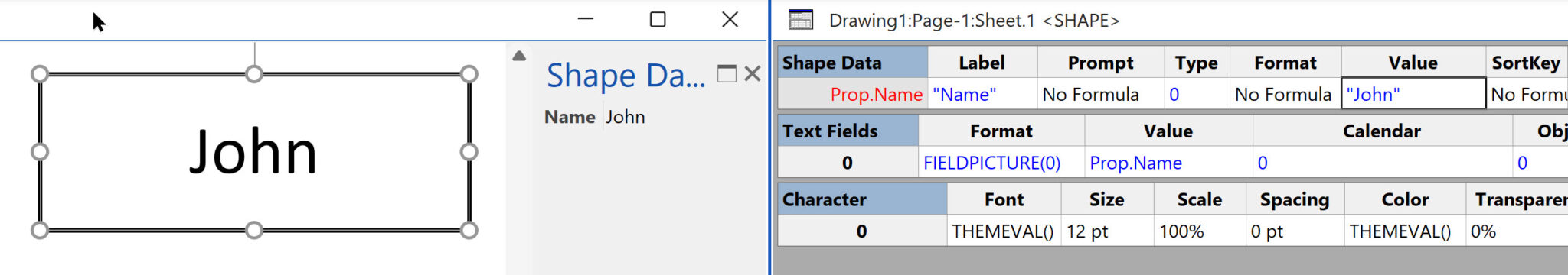 Highlighting dirty text in Visio shapes - bVisual