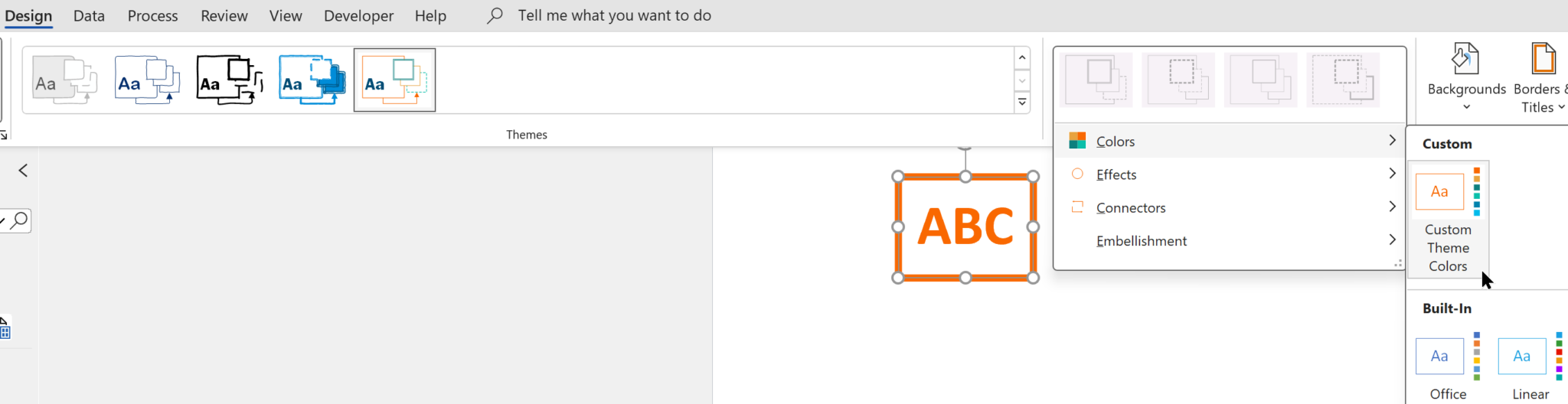 Custom Color Themes in Visio? - bVisual