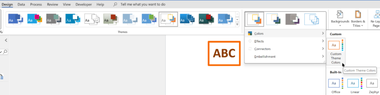 Custom Color Themes in Visio? - bVisual