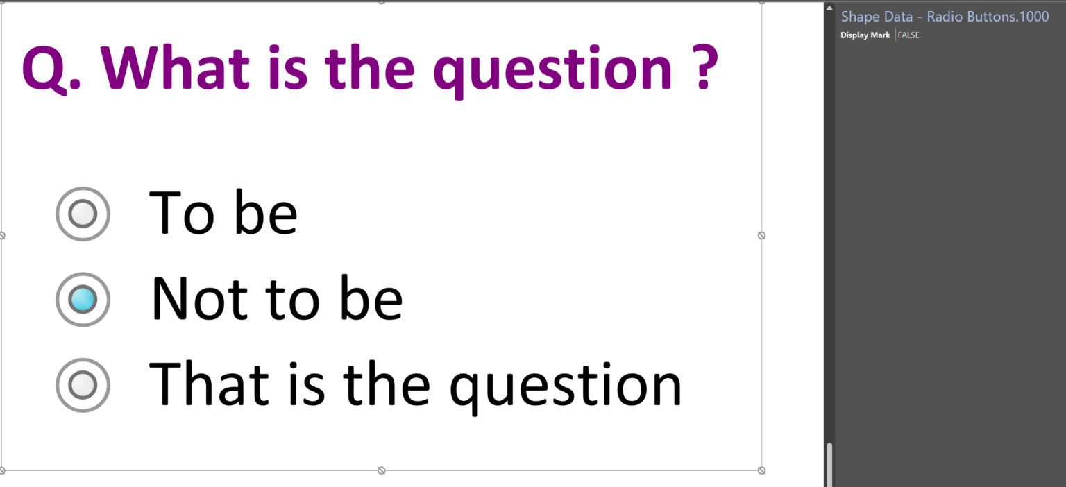 Smart Radio Buttons and Check Boxes in Visio - bVisual