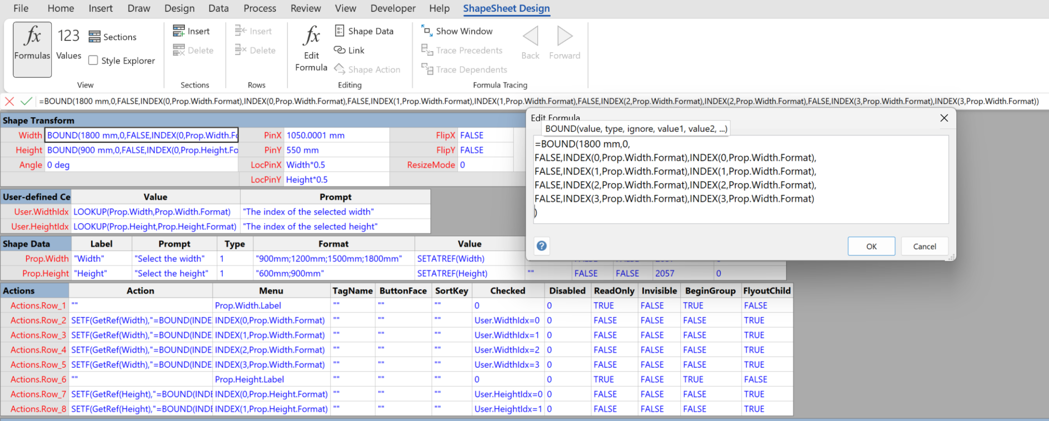 Fixing dimensions of 2D shapes - bVisual