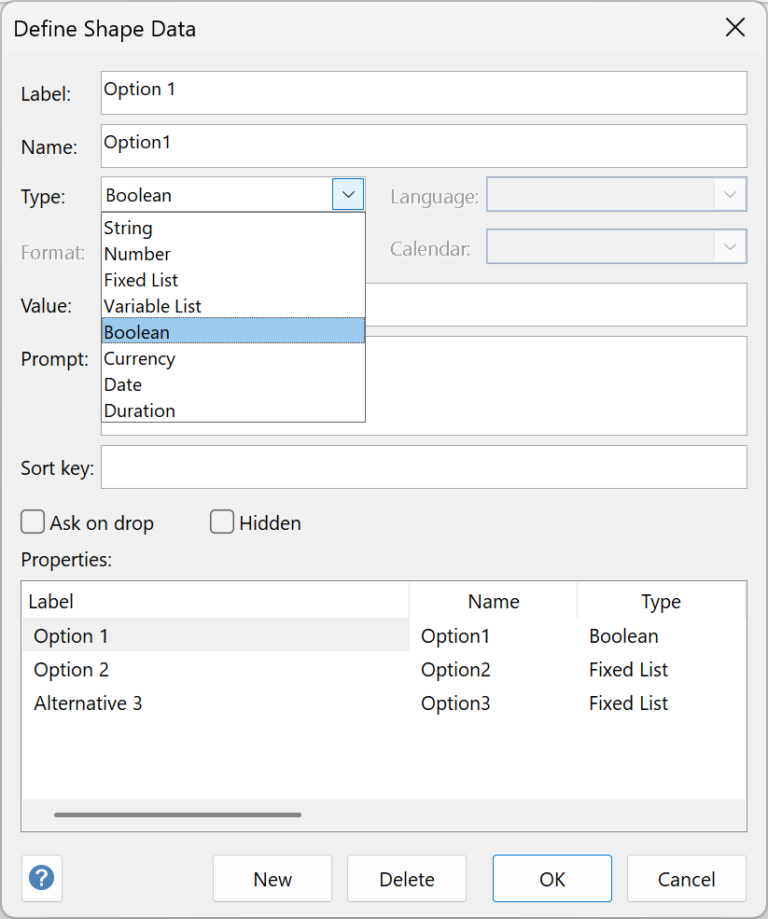 Creating Boolean Context Menus in Visio - bVisual